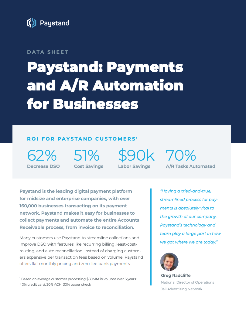 Datasheets and One-Pagers | Paystand